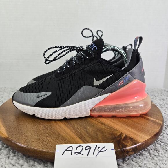 Nike | Shoes | Nike Air Max 27 Gs Black Sunset Pink Athletic Daily ...